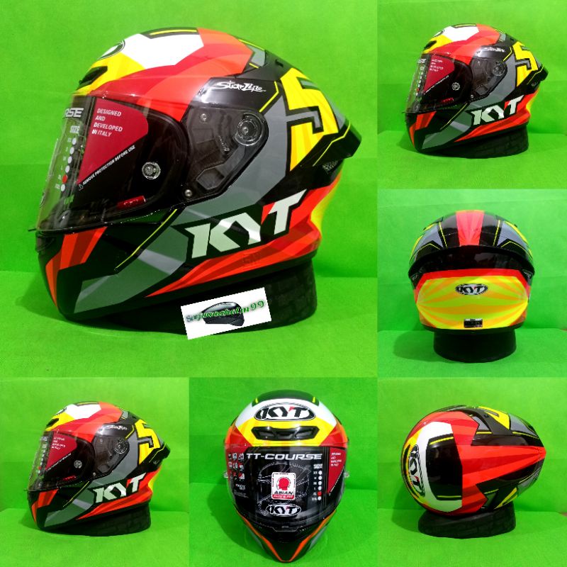 Jual HELM TTC FULL FACE KYT TT COURSE JAUME MASIA ORIGINAL | Shopee Indonesia