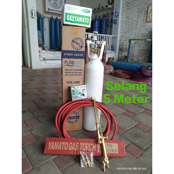 Jual Paket Tabung Oksigen 1m³ las blender potong atau blender las ...