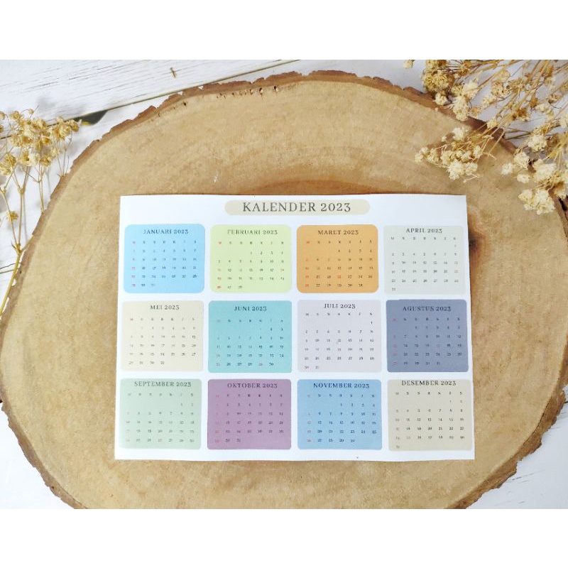 Jual Sticker Kalender Mini 2023 | Shopee Indonesia