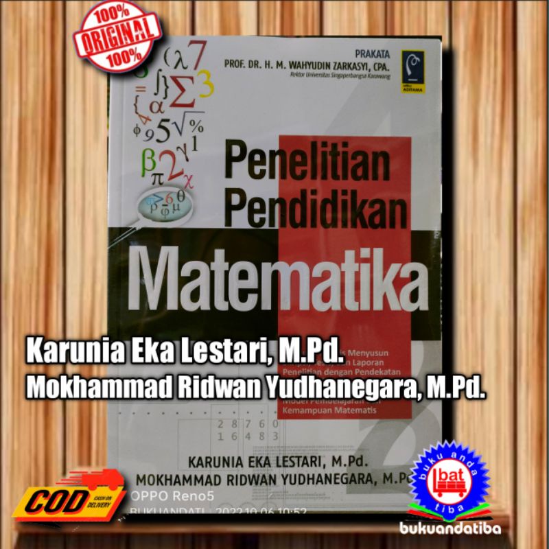 Jual Buku Penelitian Pendidikan Matematika - Karunia Eka Lestari, M.Pd. | Shopee Indonesia