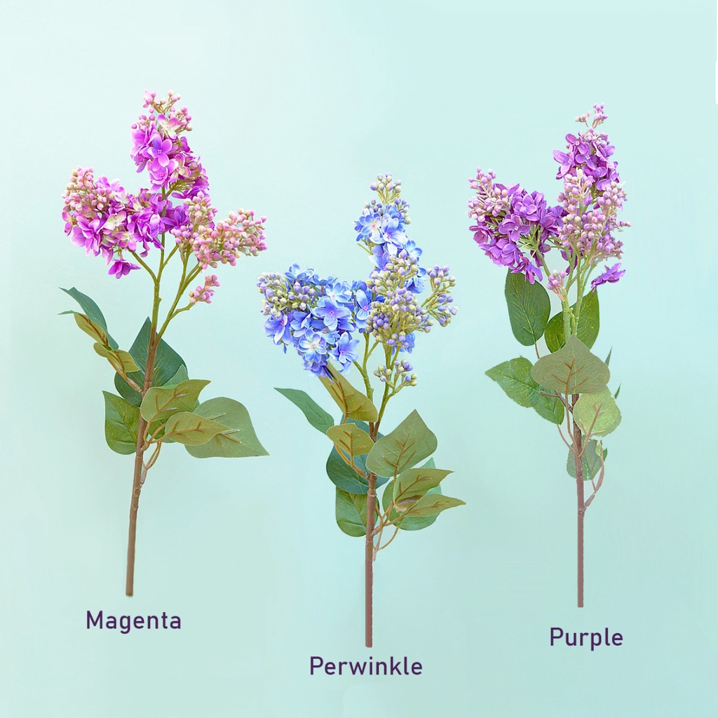 Jual Bunga Lilac Flower Bunch Fwr Artificial Dekorasi Hias Plastik Daun ...