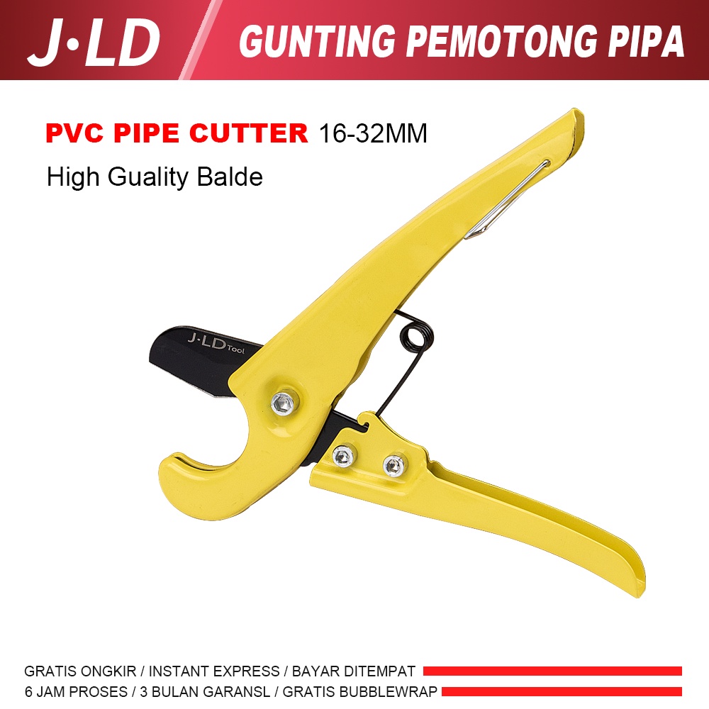 Jual JLD Gunting Pipa pvc- Pipe Cutter 16-32 mm Alumunium+Baja Alat potong Pipa PPR,PVC,HDPE,PEX ...