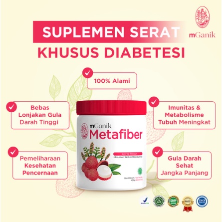 Jual Metafiber 1Botol - Mganik Meta fiber Suplemen Serat Untuk Diabetes ...