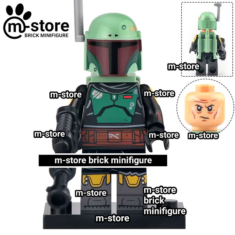 Jual brick star wars boba fett mini toy figure | Shopee Indonesia