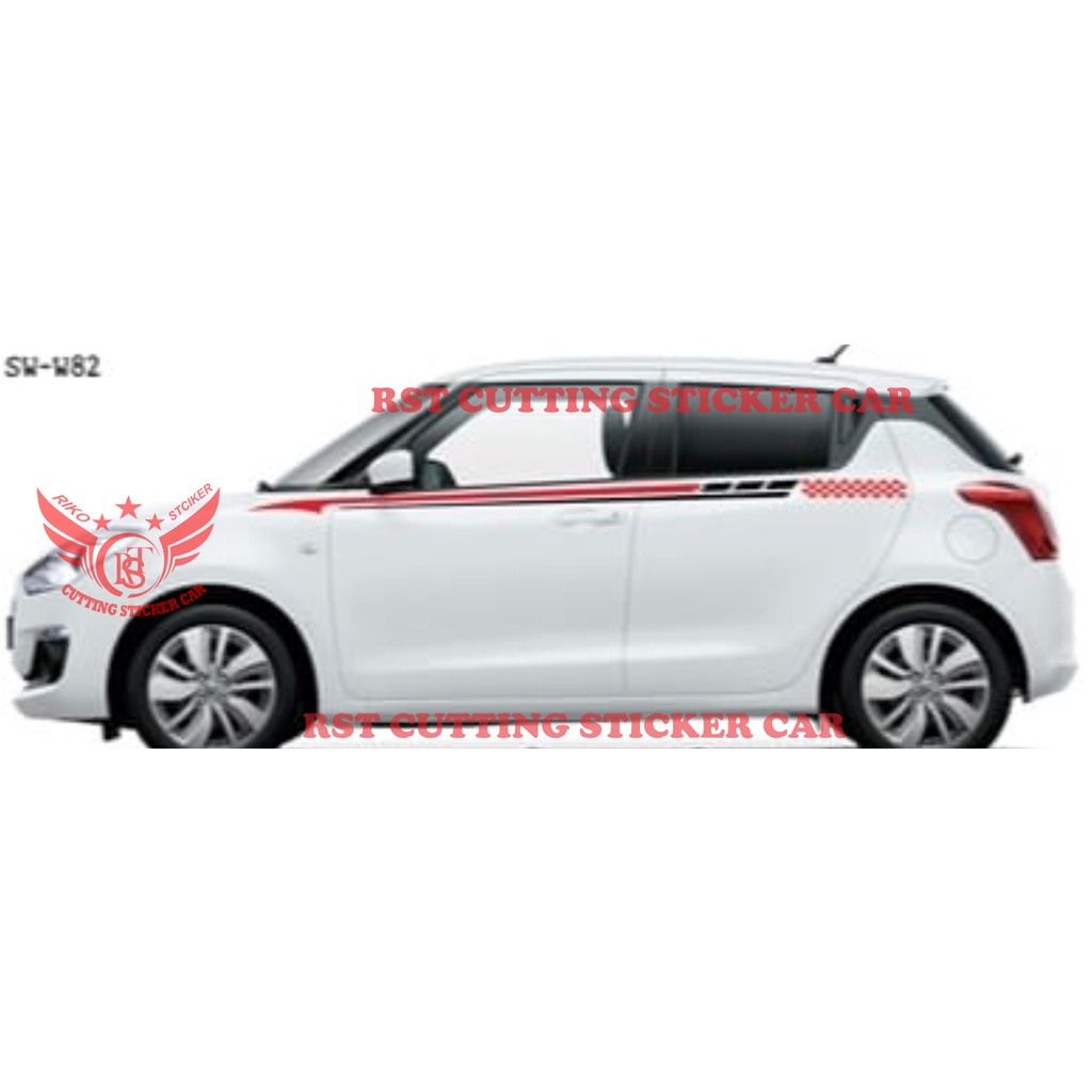 Jual NEW CUTTING STICKER MOBIL SWIFT STICKER MOBIL SUZUKI SWIFT KARIMUN ...