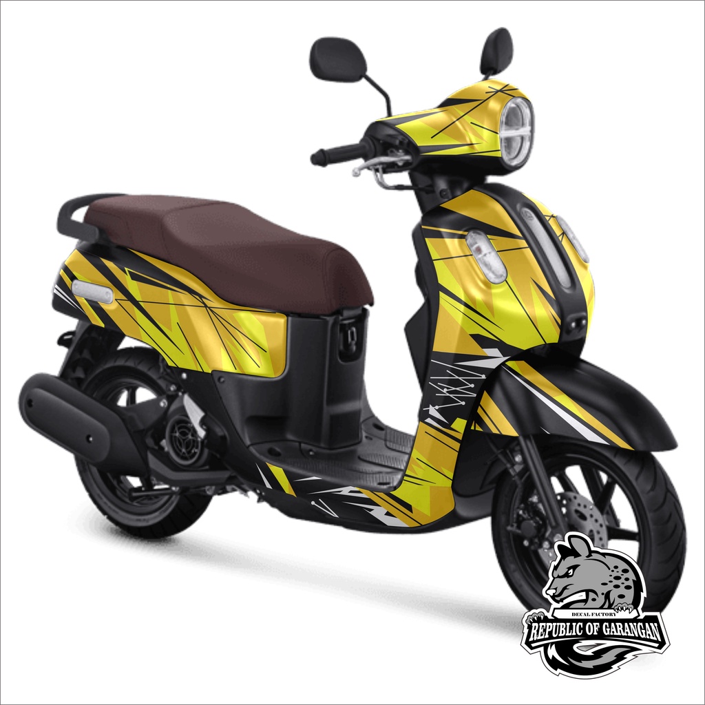 Jual decal yamaha fazzio full body costum sticker free design fun ...
