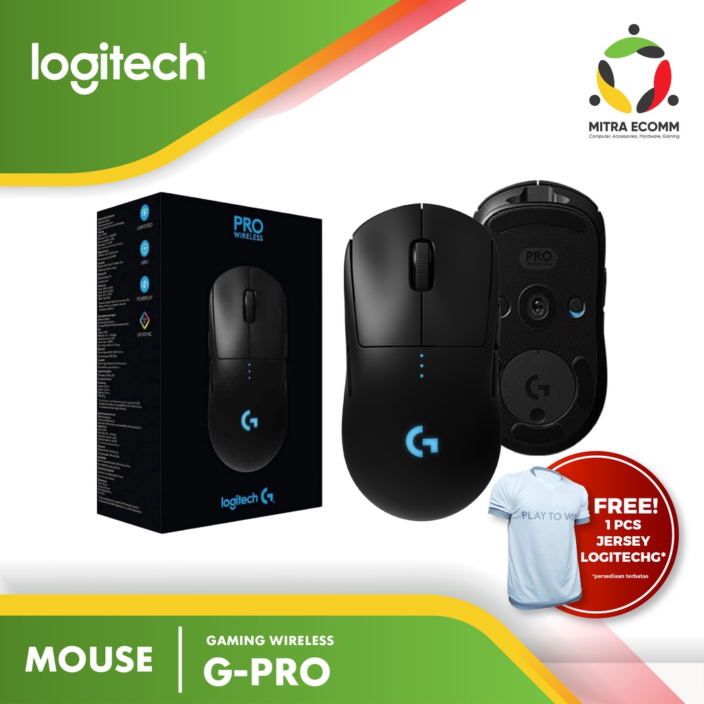 Jual LOGITECH GPRO WIRELLES MOUSE GAMING Garansi Resmi G PRO | Shopee ...