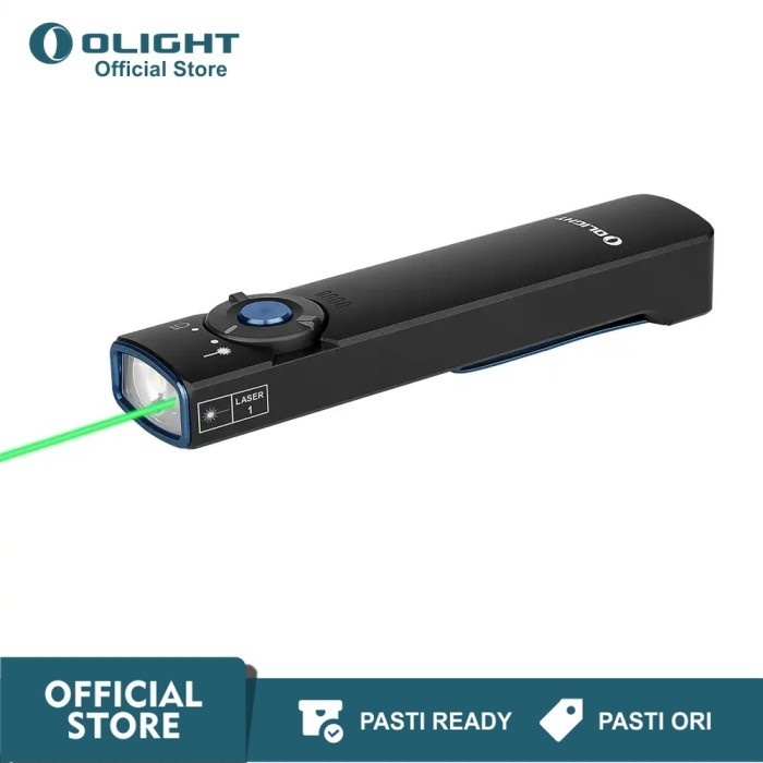 Jual OLIGHT Arkfeld Black NW + Green Laser Pointer Flashlight Senter ...