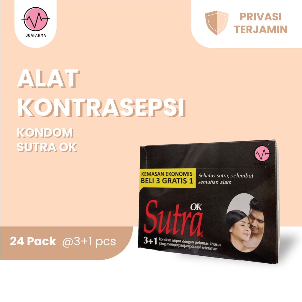 Jual Kondom Sutra OK Econo Pack 3+1s 24Pack | Shopee Indonesia