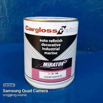 Jual Cat Cargloss Miraton 638 T/C Vivid Red Cocktail | Shopee Indonesia