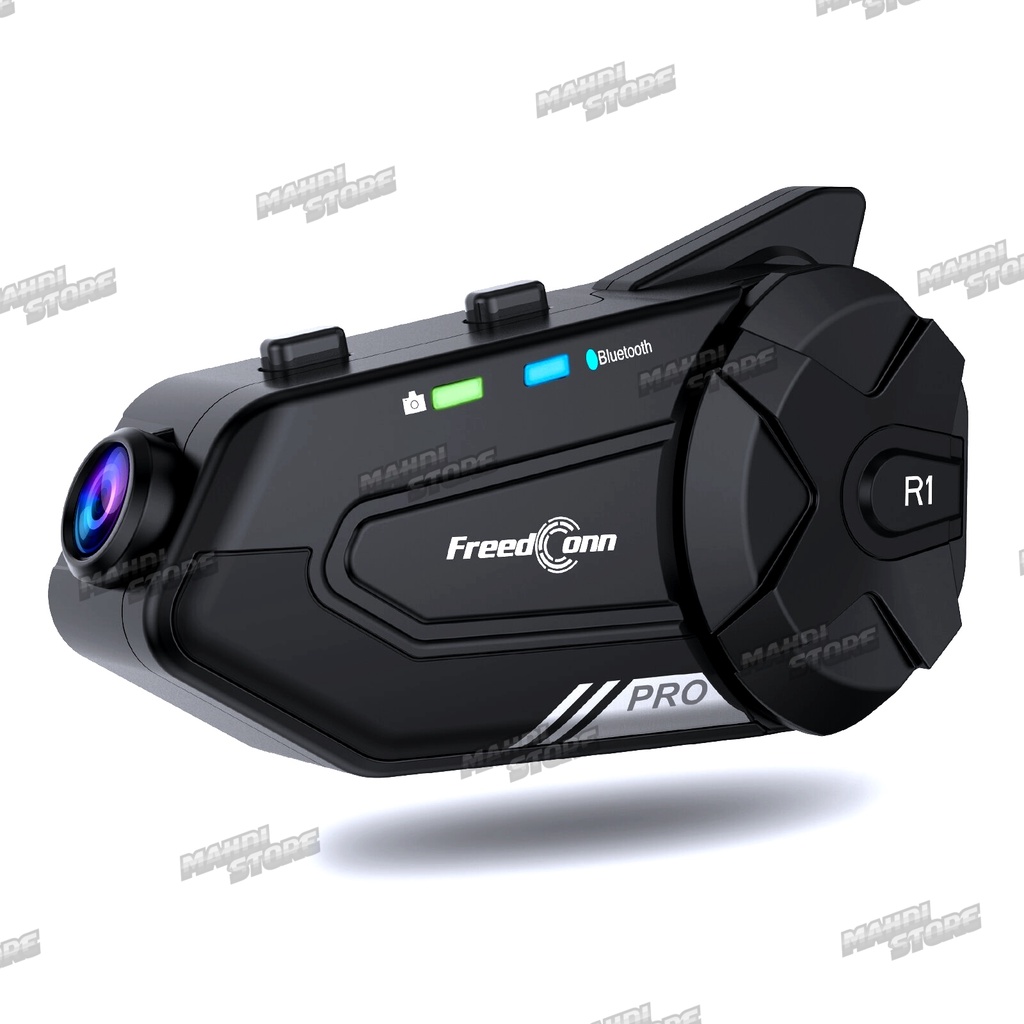 Jual Bluetooth Intercom Helm Freedconn R1 PRO Action Cam Kamera QHD 2K ...