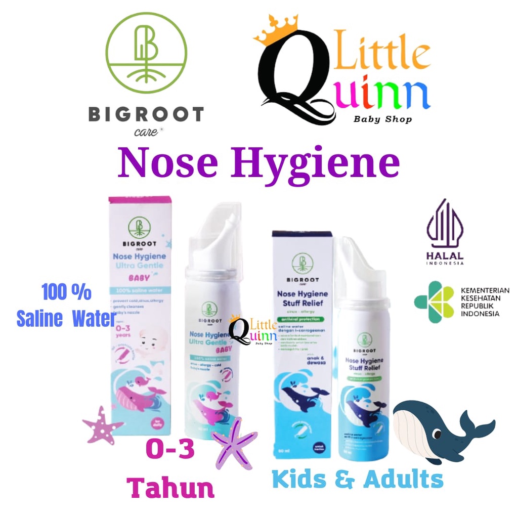 Jual BigRoot Nose Hygiene / Pencuci Hidung Bayi / Nasal Spray | Shopee ...