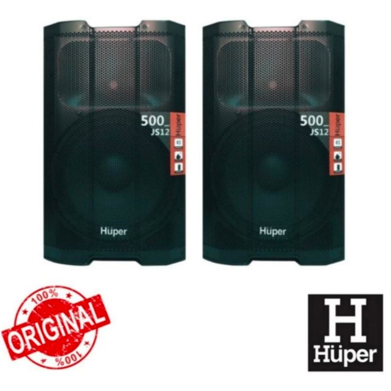 Jual GROSIR SPEAKER AKTIF HUPER JS12 12 INCH HARGA 1 PASANG 500 WATT | Shopee Indonesia