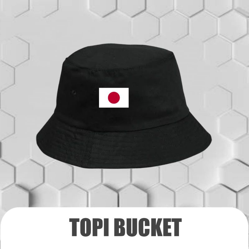 Jual TOPI BUCKET HATS BENDERA JEPANG JAPAN | Shopee Indonesia