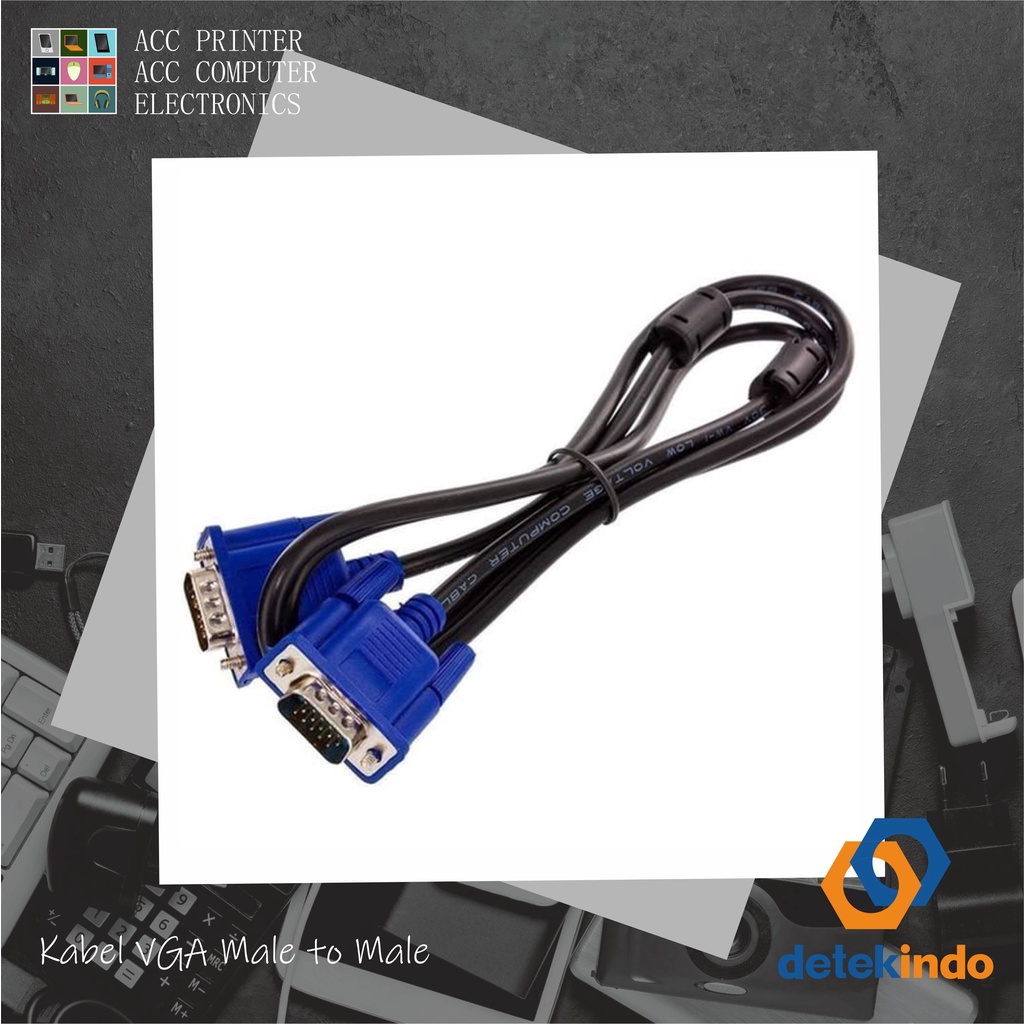 Jual Kabel VGA Male to Male High Quality | Shopee Indonesia