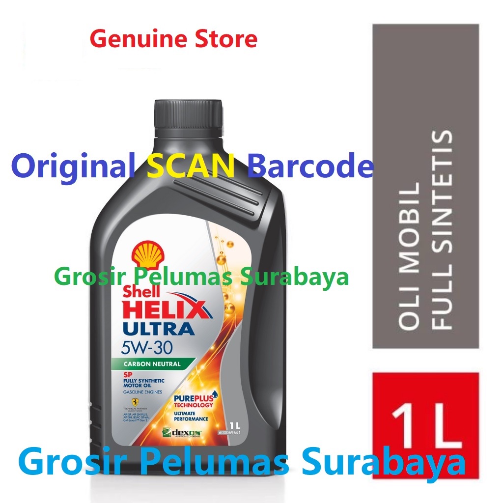 Jual ORIGINAL Oli mesin bensin diesel Barcode Scan Shell Helix ULTRA ...