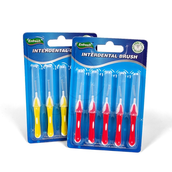 Jual Nikmati Sikat Gigi Behel Ortho Interdental Brush Bengkok Dan Lurus ...