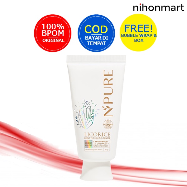 Jual Npure Licorice Bring The Light Cleanser 80g | Shopee Indonesia