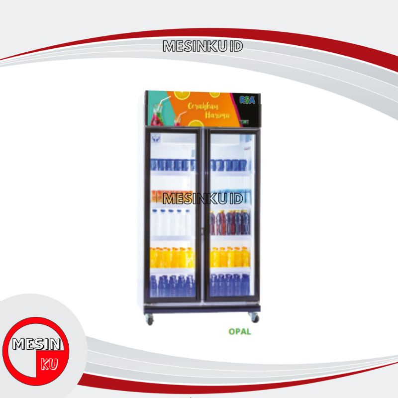 Jual Showcase Chiller 2 Pintu 3 Pintu RSA Display Cooler Pendingin ...
