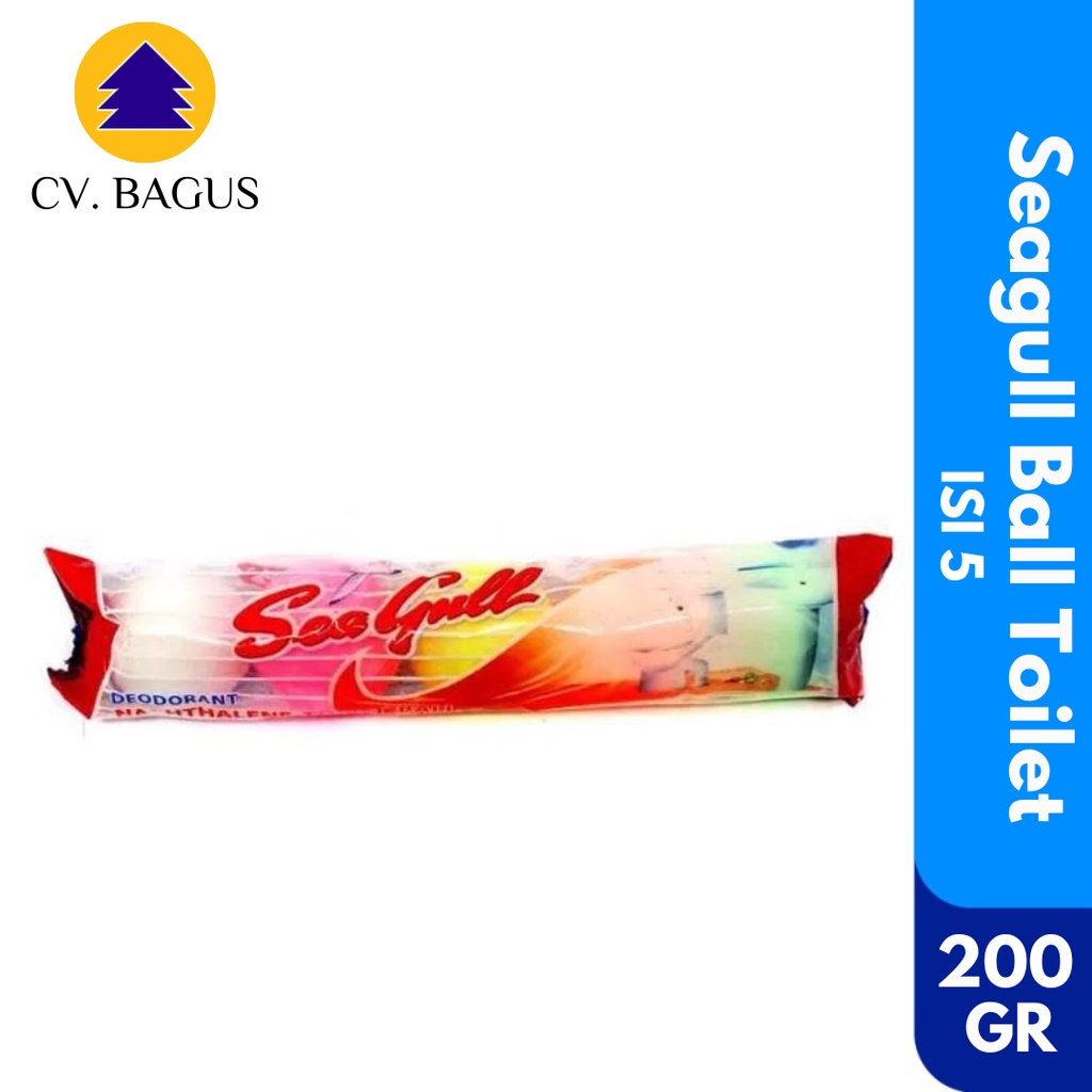 Jual Seagull Napthalene Toilet Ball Kapur Barus Kamper WC Bola 5 warna ...