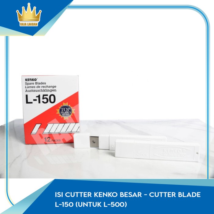 Jual Pemotong Isi Cutter Kenko Besar - Cutter Blade L-150 (Untuk L-500 ...