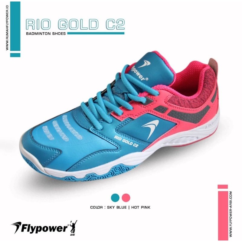 Jual sepatu flypower rio gold c2 (original)sisa UK.42 | Shopee Indonesia