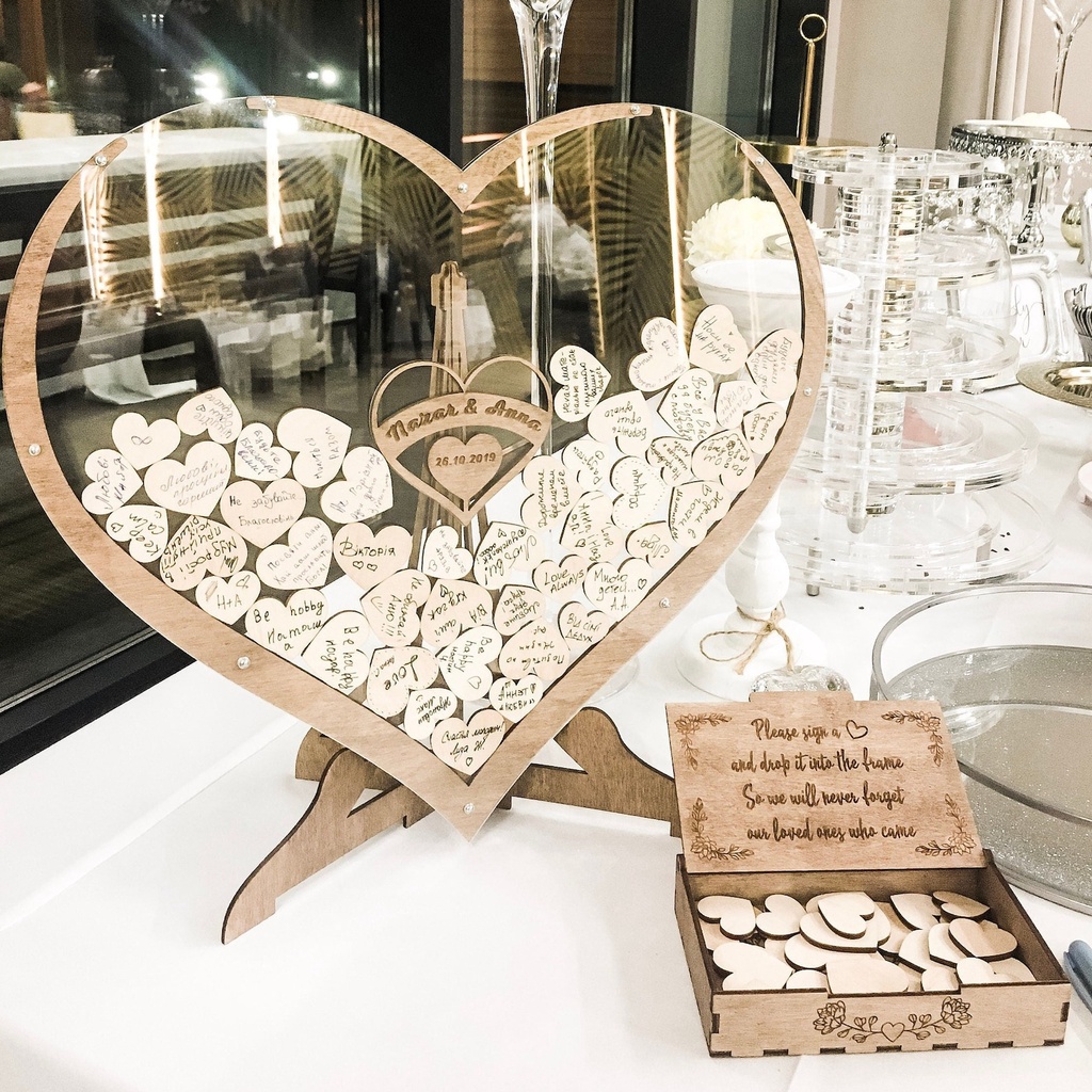 Jual Wedding Guest Book Sign Acrylic | Shopee Indonesia