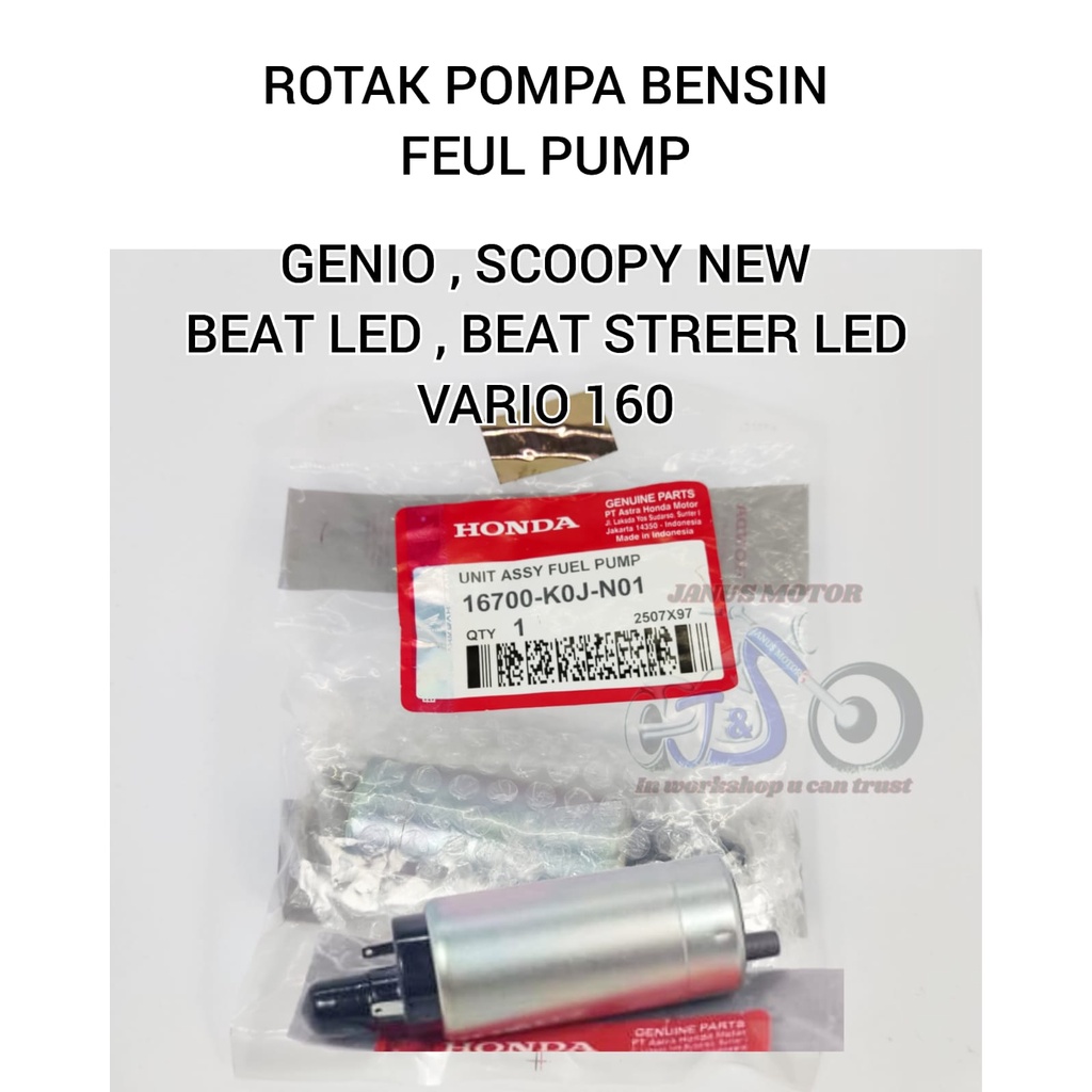 Jual ROTAK POMPA BENSIN HONDA GENIO SCOOPY NEW BEAT LED BEAT STREET ...