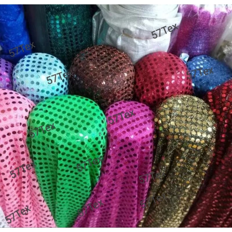 Jual Kain Dekorasi Bling Bling / Lamborci / Mata Ikan / Ramboci ...