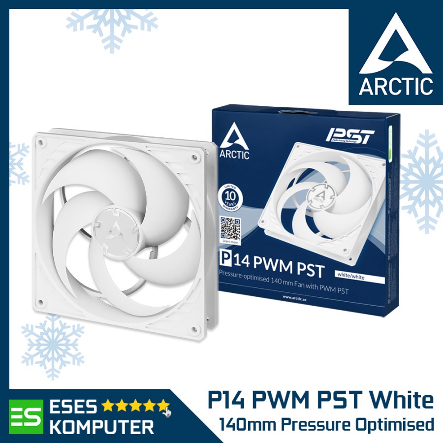 Jual Fan ARCTIC P14 PWM PST - White/White - Single Pack - 140mm 14cm ...