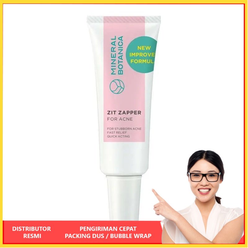 Jual Mineral Botanica Zit Zapper For Acne Treatment 15 g | Shopee Indonesia