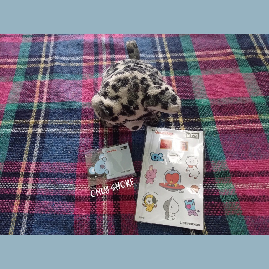 Jual Sticker Good Day x BT21, Sticker Good Day x Quby Pentol, Hologram ...