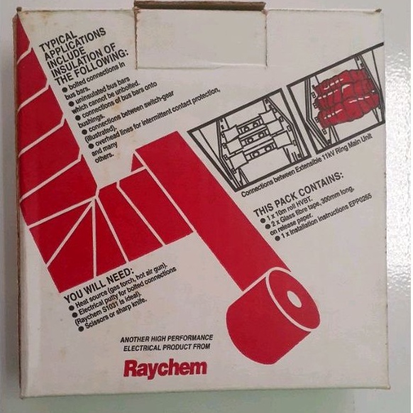 Jual RAYCHEM HVBT - 14-A (B10) VOLTAGE BUSBAR INSULATION TAPES | Shopee ...