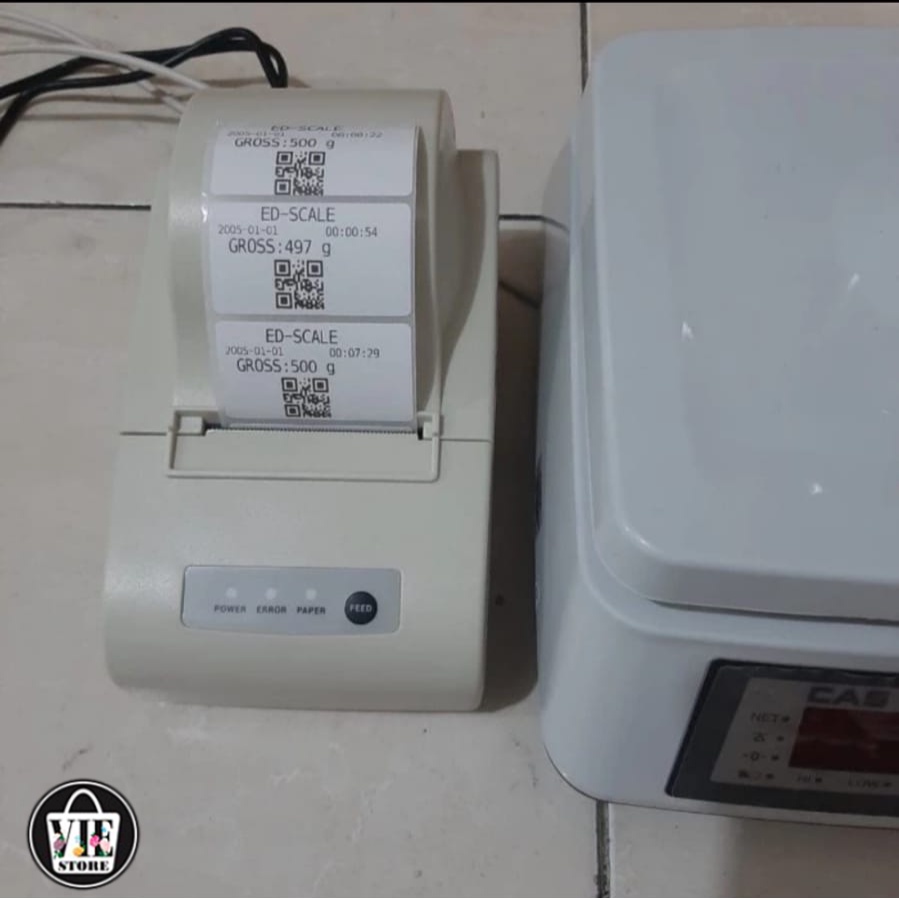 Jual TIMBANGAN CAS PRINTER LABEL STICKER 30KG/TIMBANGAN FROZEN STICKER ...