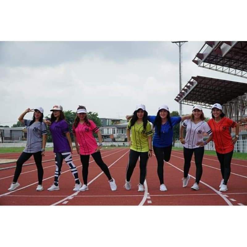 Jual baju olahraga senam zumba wanita kekinian termurah SXB NEW YORK ...