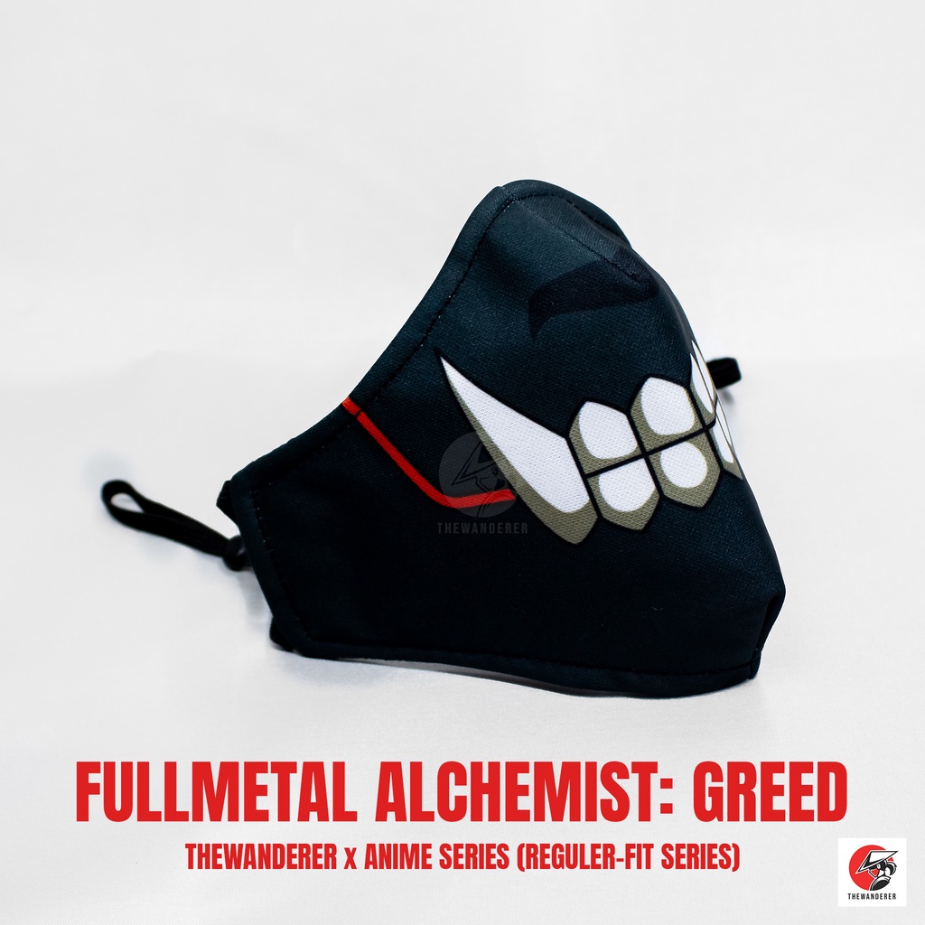 Jual TheWanderer x Fullmetal Alchemist Masker Anime FULLPRINT+ 3 Lapis ...