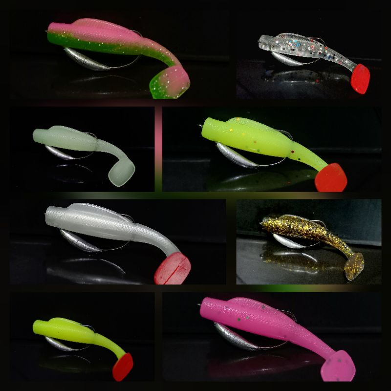 Jual Soft Lure 6 cm + Hook Kenzi | Shopee Indonesia