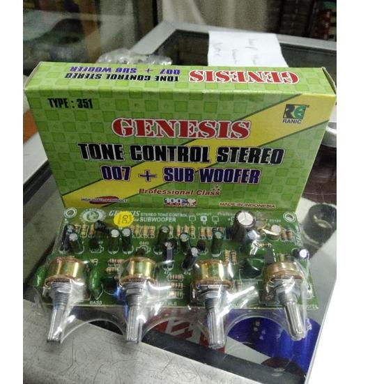 Jual Super Jaminan KIT TONE CONTROL STEREO SUBWOOFER GENESIS 007 DC 12 ...