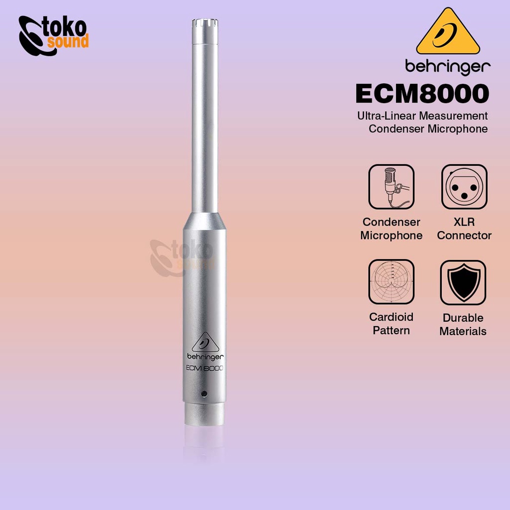 Jual Behringer ECM8000 Ultra Linear Measurement Condenser Microphone ...