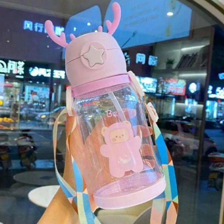 Jual BOTOL MINUM ANAK TANDUK RUSA TALI PANJANG 600ML DAN BOTOL MINUM ...