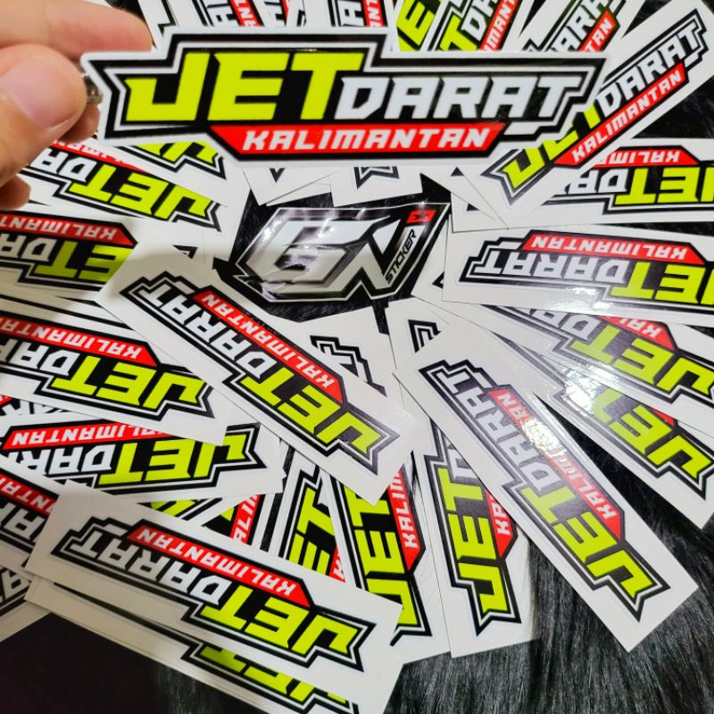Jual stiker viral sticker kata2 Jet Darat | Shopee Indonesia