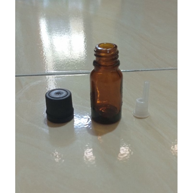Jual Botol Kaca Amber 10ml / Botol Essential Oil 10ml Tutup Ulir | Shopee Indonesia