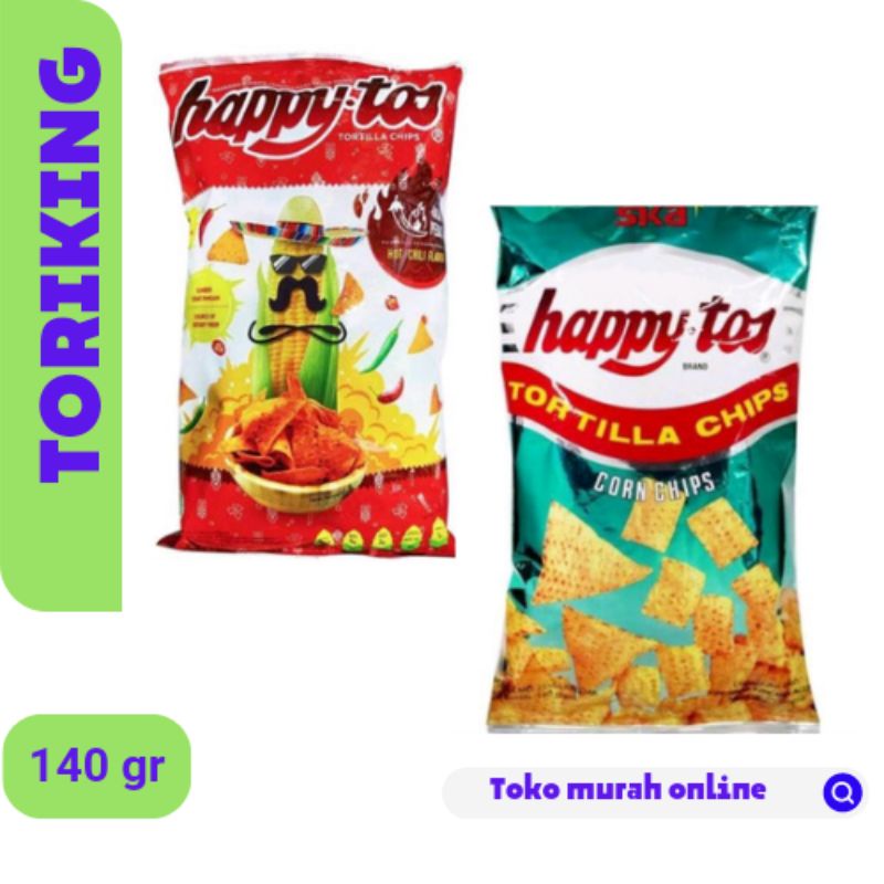 Jual HAPPY TOS TORTILLA CHIPS 140gr | Shopee Indonesia