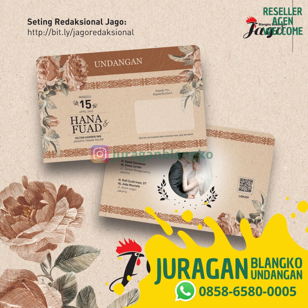 Jual BLANGKO UNDANGAN PERNIKAHAN JAGO 67 JURAGAN BLANGKO | Shopee Indonesia