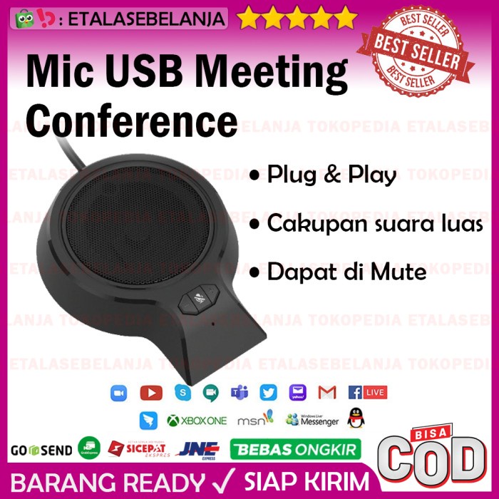Jual Bagus Promick M100 Omnidirectional Condenser Conference Usb ...