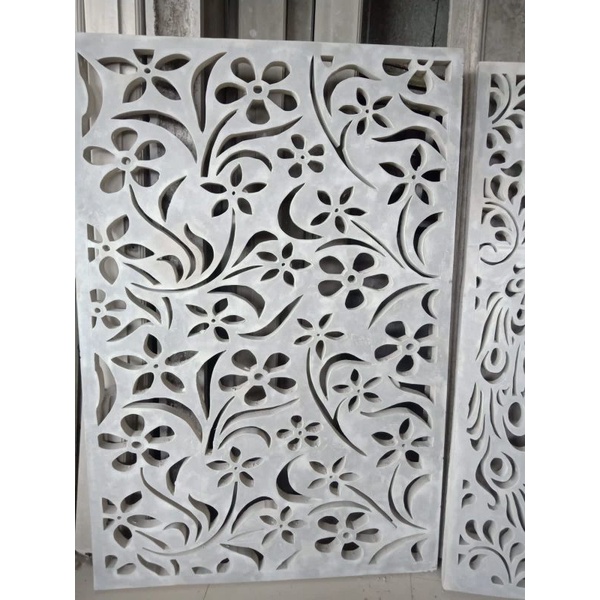 Jual CETAKAN ROSTER BETON KRAWANGAN TEMBUS MOTIF BUNGA UKURAN 100X150 ...