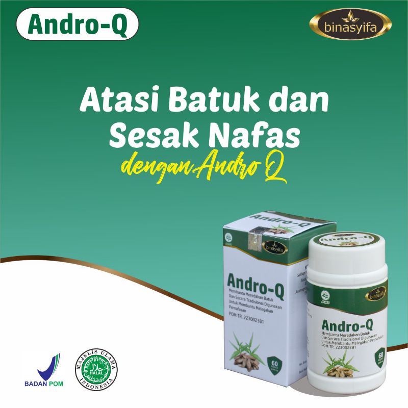 Jual ANDRO Q BINASYIFA Herbal untuk Meredakan Batuk | Shopee Indonesia