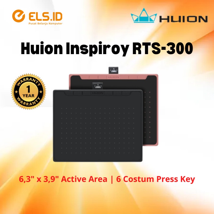 Jual Pen Tablet Huion Inspiroy RTS-300 | Shopee Indonesia