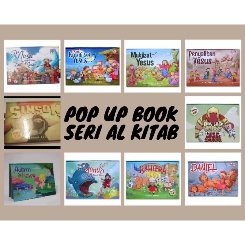 Jual Buku Anak Pop Up Seri AL KITAB | Kelahiran Yesus | penyaliban ...