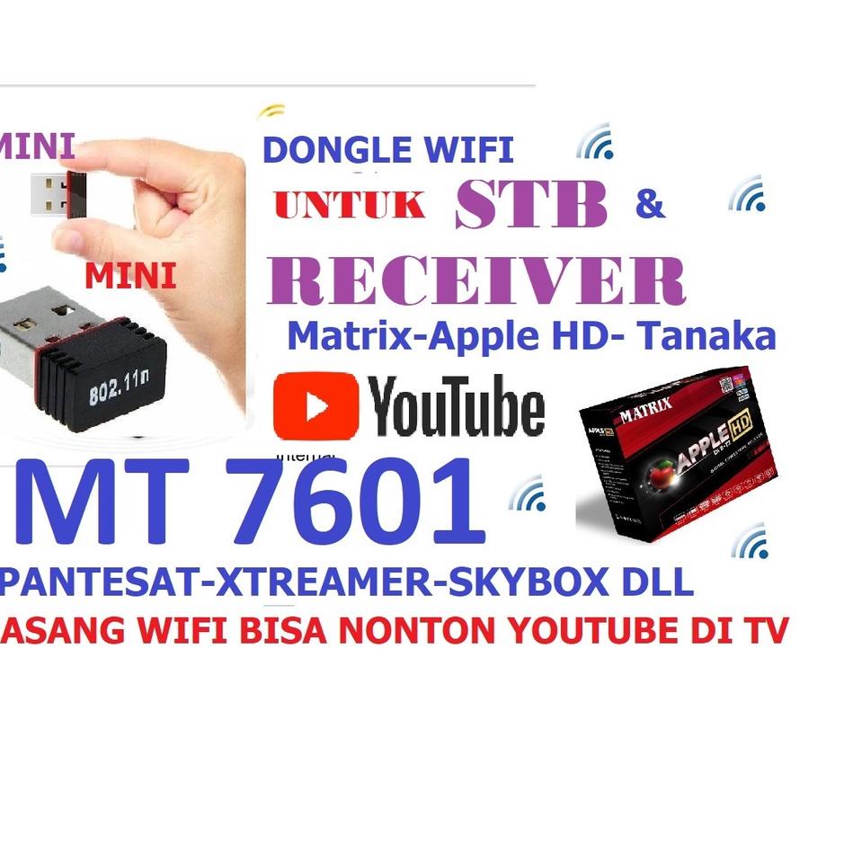Jual PDL.22Oc22q– MINI USB Dongle WIFI STB Mediatek MT7601 Receiver ...